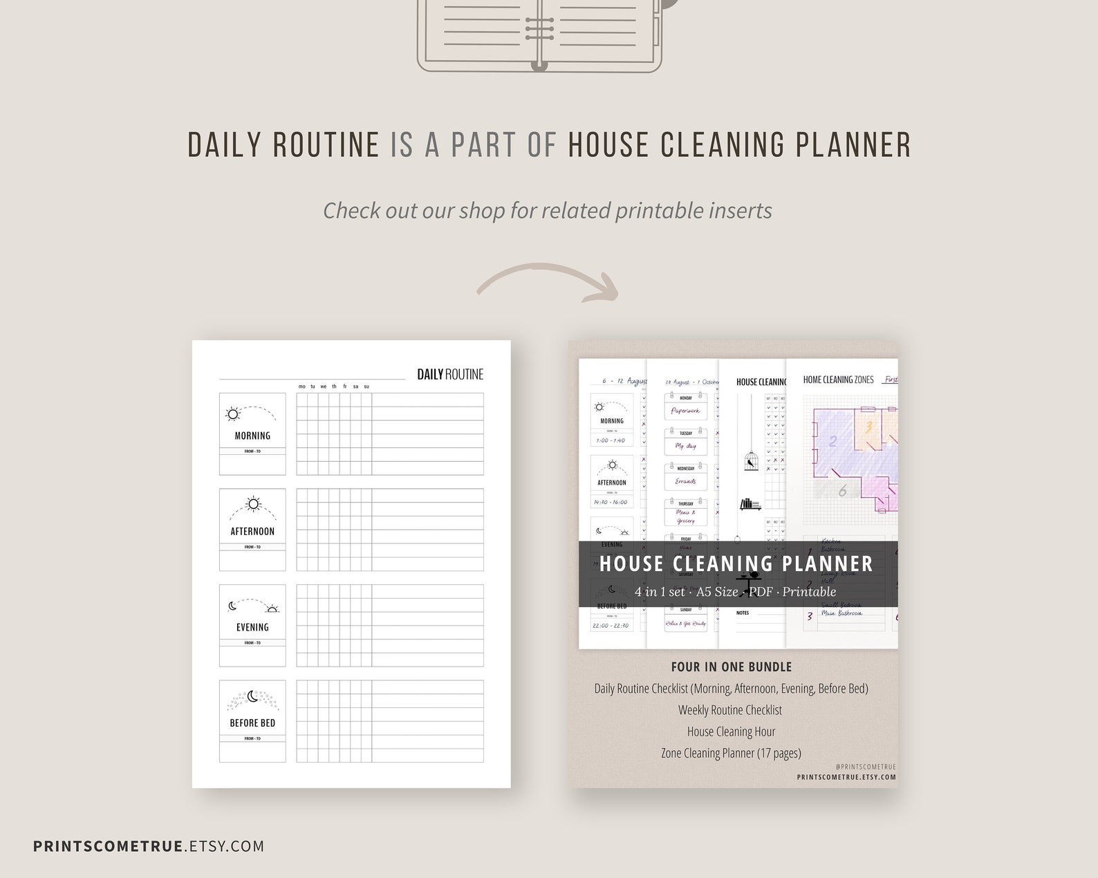 Daily Routine Planner Printable Flylady Morning Routine - Etsy