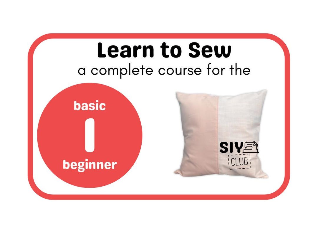 Basic Beginner 1, Learn to Machine Sew COURSE Kit: With Manual, Videos ...