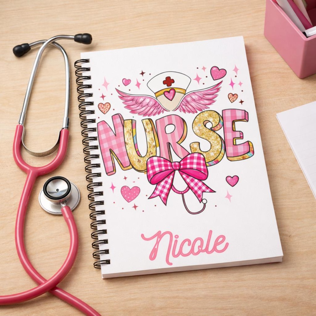 Personalized Nurse Notebook, Nursing Student Gift, Custom Journal ...