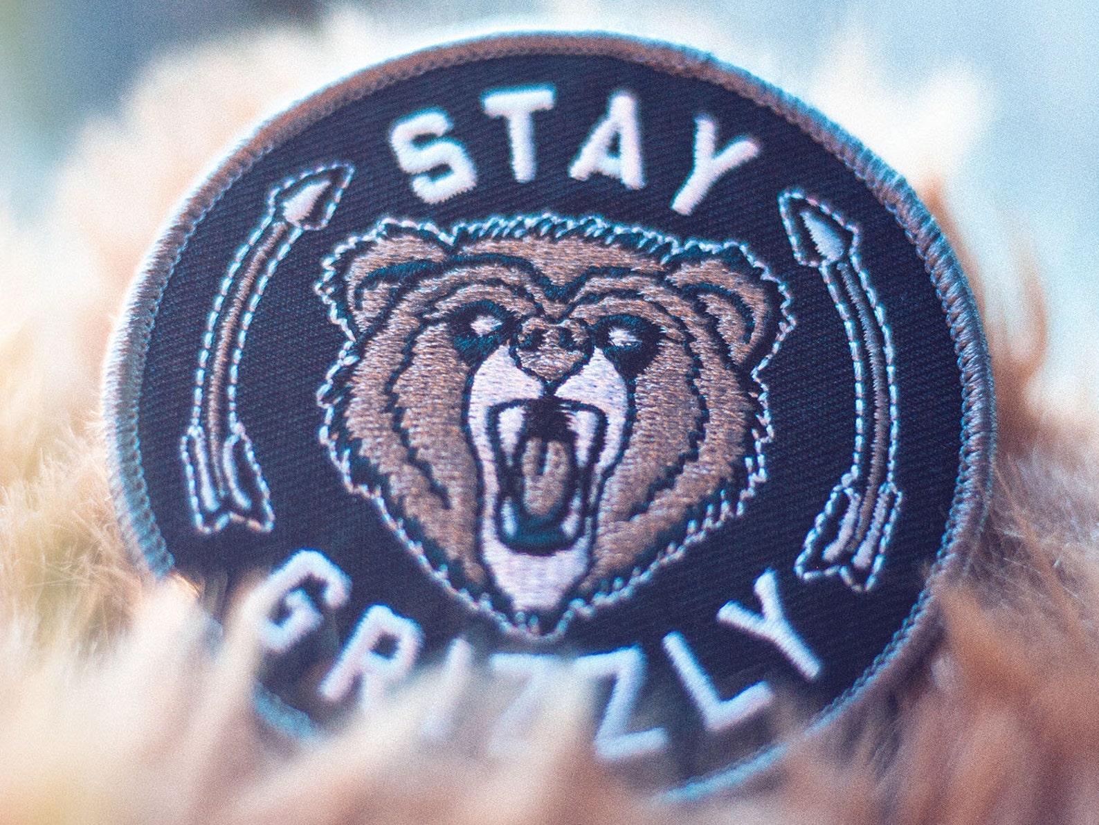 Bear Patch Iron On Patch Bear Iron On Patch Wilderness | Etsy