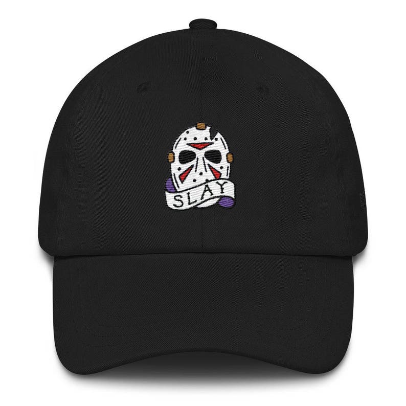 Jason Voorhees Hat Slay Hat Slay Dad Cap Friday the - Etsy