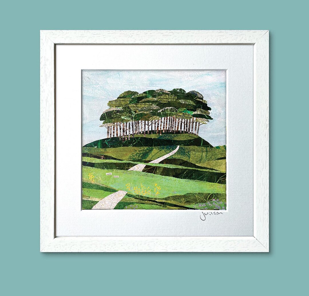 Signed Nearly There Trees Print: Framed Cornwall Landscape Art - Etsy UK