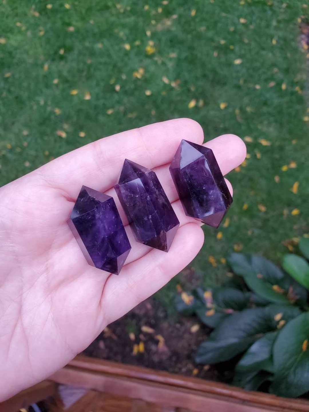 Amethyst, Double Point, Natural Amethyst, Crystals, Crown Chakra ...