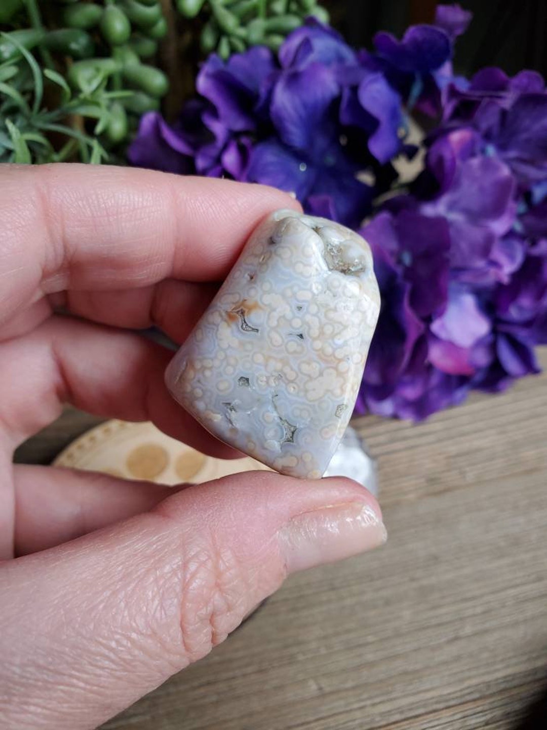Ocean Jasper piedra caída jaspe orbicular geometría sagrada - Etsy España