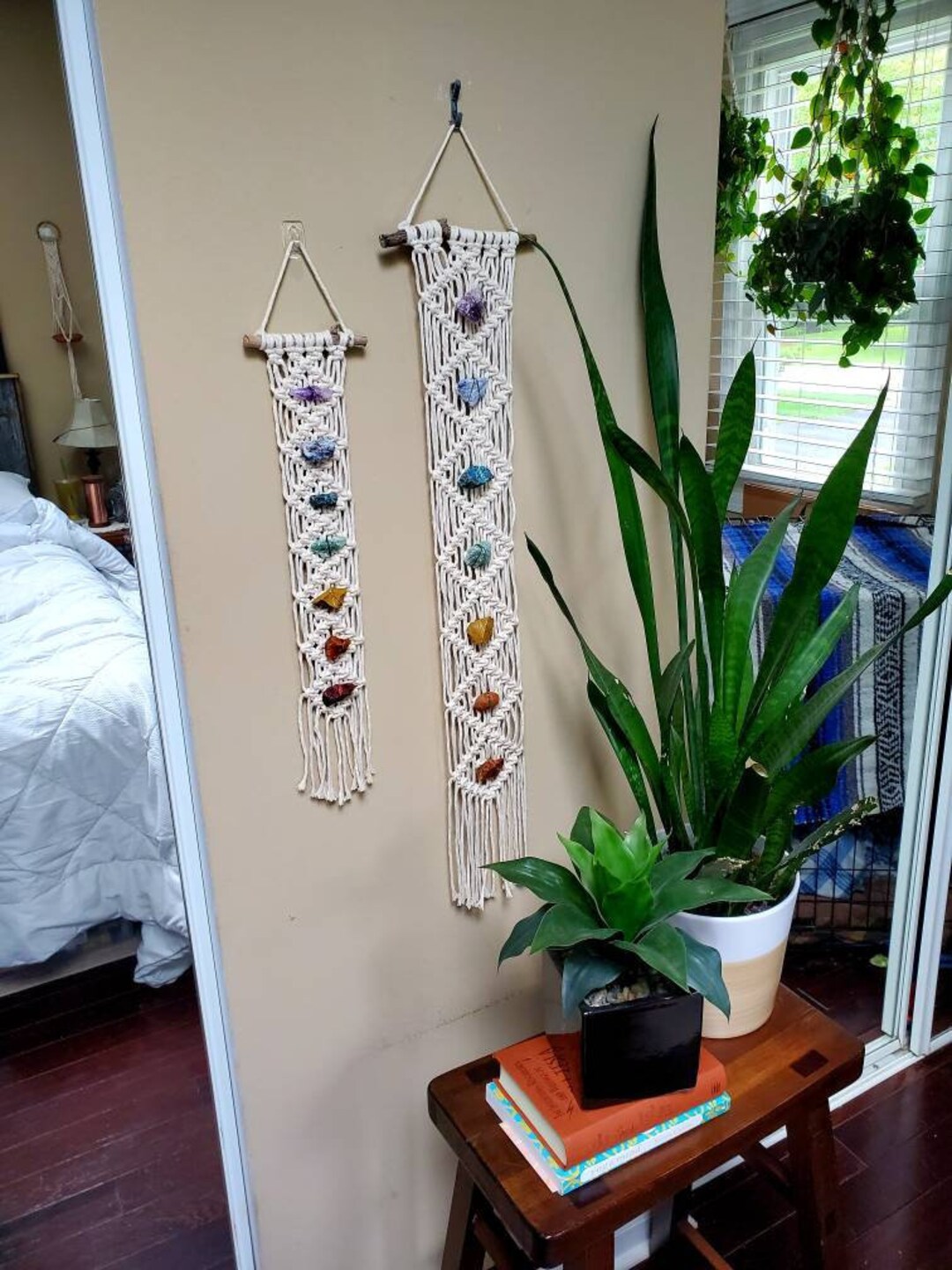 Chakra Macrame Wall Hanging, Chakra Decor, Chakra Healing, Wall Art ...