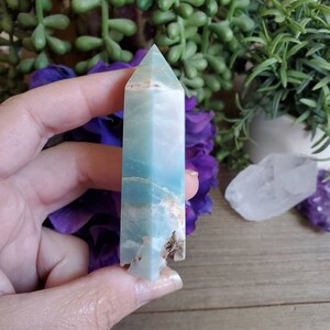 Sky Blue Quartz Tower, Blue Crystals, Crystal Generator, Healing ...
