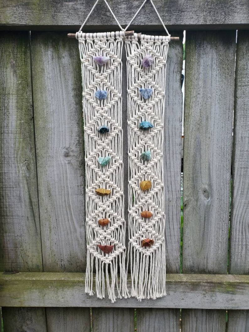 Chakra macrame wall hanging chakra decor chakra healing | Etsy