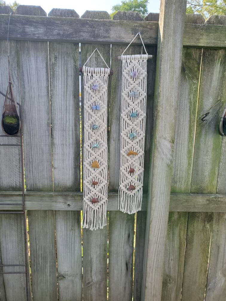 Chakra Macrame Wall Hanging Chakra Decor Chakra Healing - Etsy Canada