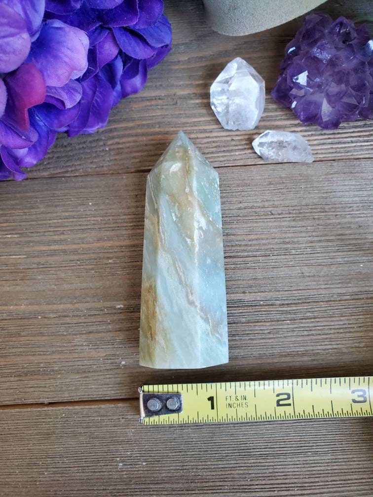Sky Blue Quartz Tower 3oz Blue Crystals Crystal Generator | Etsy
