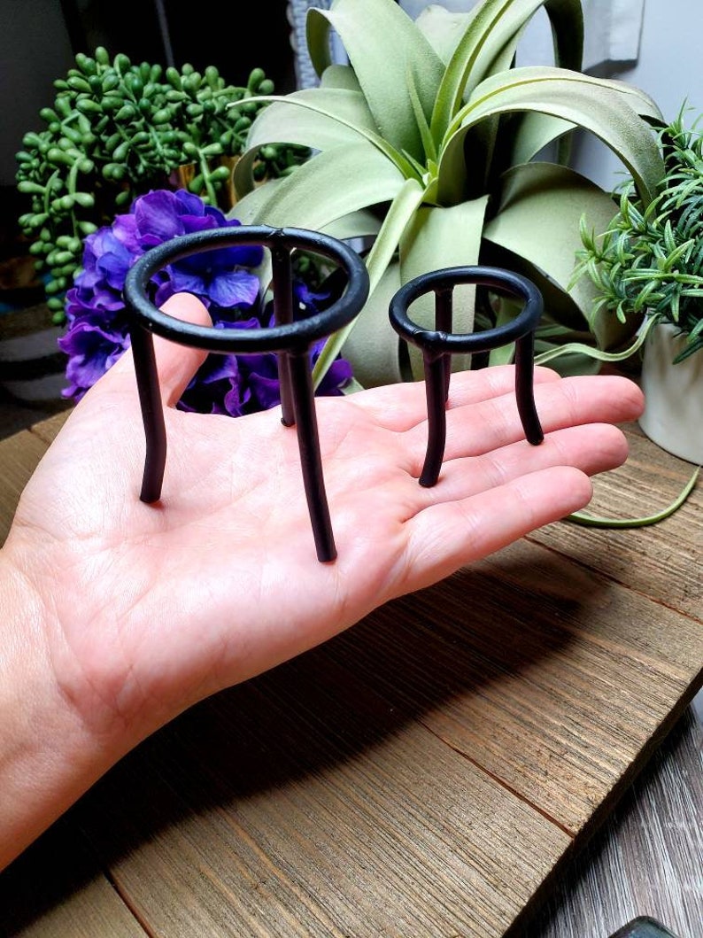 Black Metal Sphere Stand, Crystal Tripod Stand, Crystal Display, Iron ...