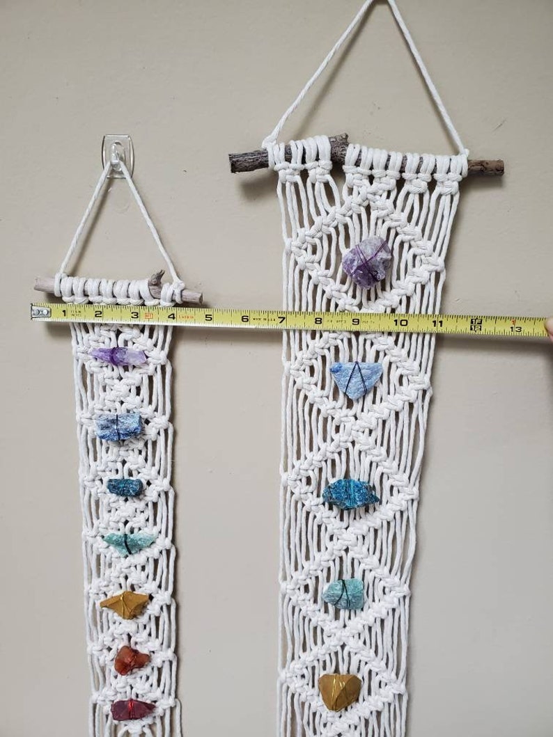 Chakra macrame wall hanging chakra decor chakra healing | Etsy