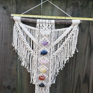 Macrame Chakra Wall Hanging, Meditation Decor, Yoga Decor, Chakra Decor ...