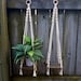 Macrame Hanging Plant Stand Hanging Shelf Reclaimed Wood - Etsy