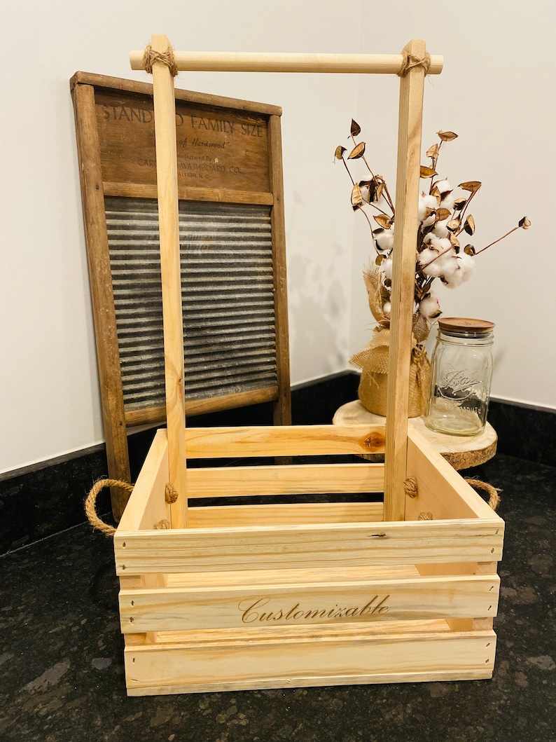 Baby Closet - Baby Shower Gift - Baby Crate - Wooden Crate - Rustic ...