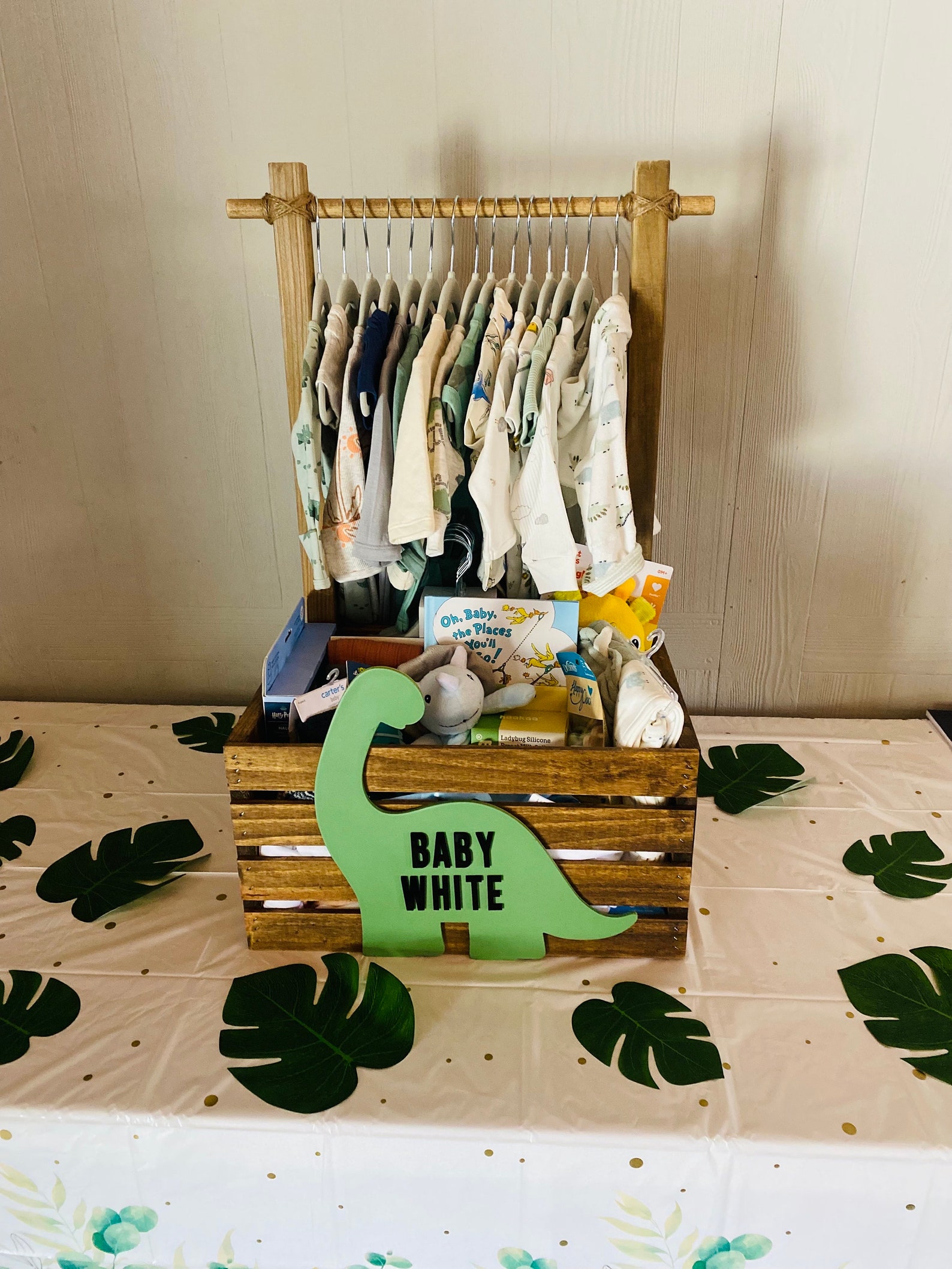 Baby Closet - Baby Shower Gift - Baby Crate - Wooden Crate - Rustic ...