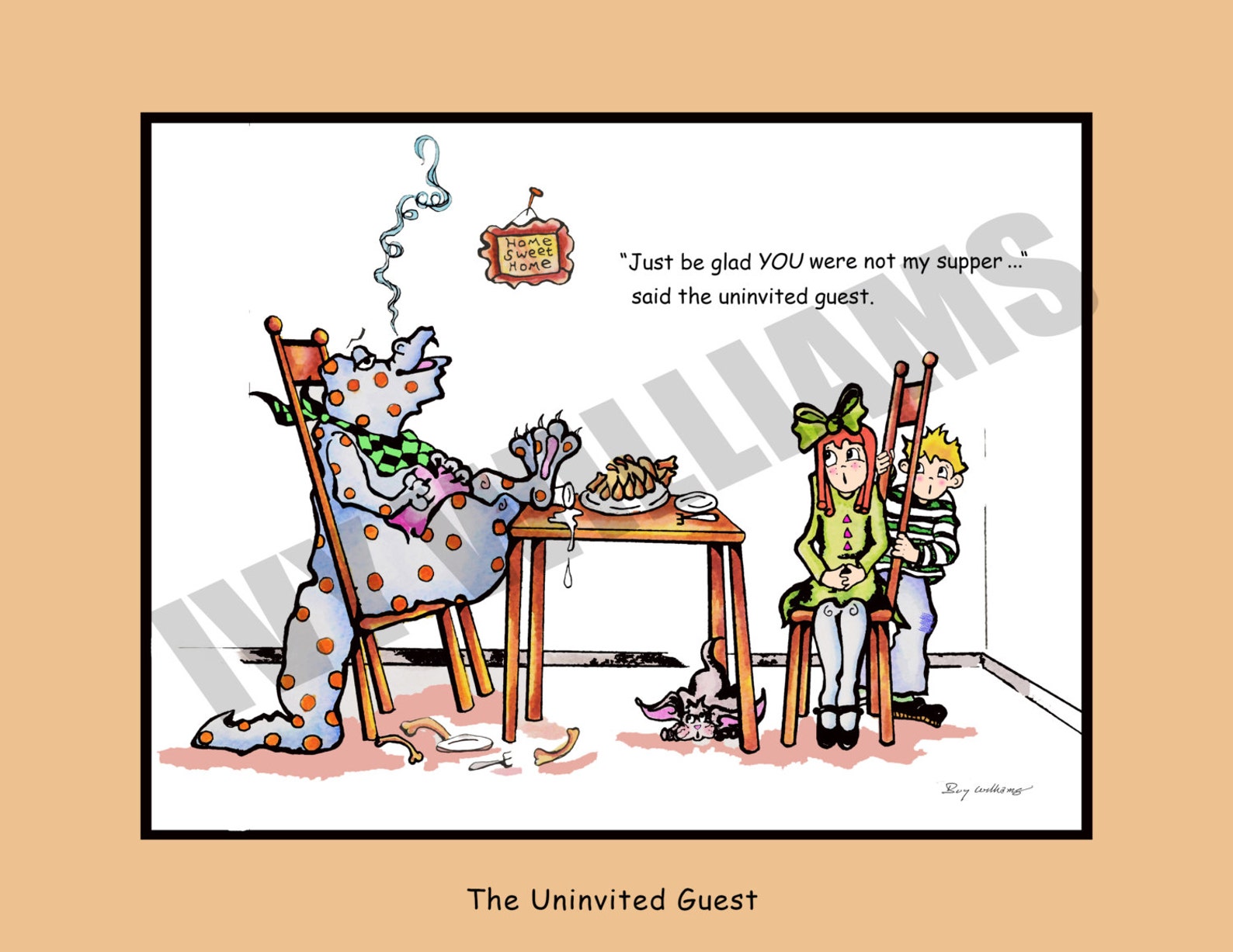 The Uninvited Guest - Etsy