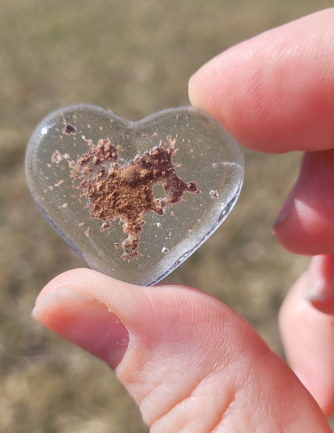 Dust to Dust Grief Glass * Cemetery Dirt Infused Glass Memorial * the ...