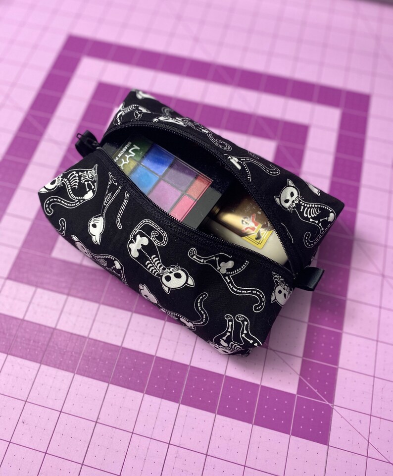 Goth Makeup Bag Pencil Case Sewing Bag Travel Case Zipper | Etsy