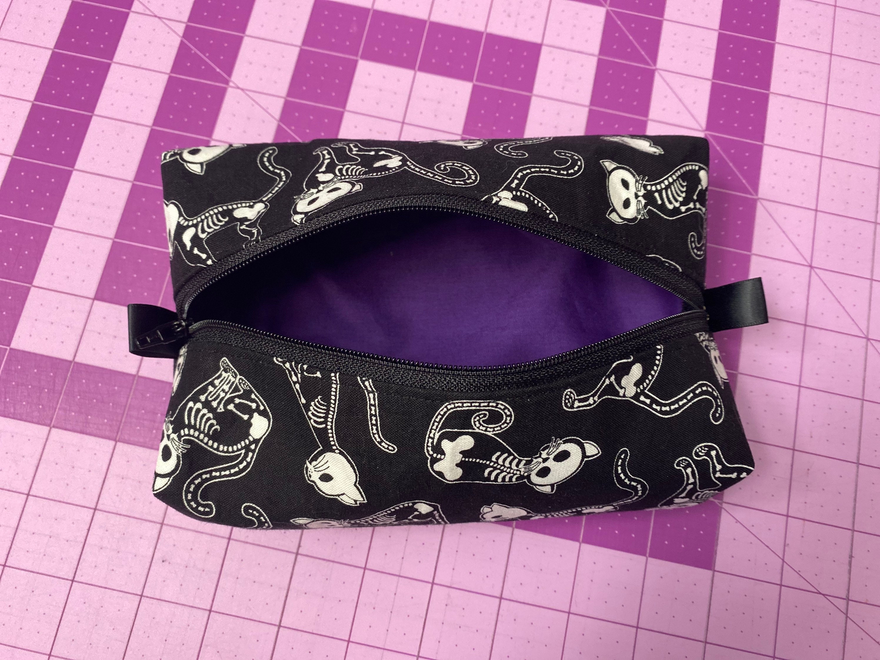 Goth Makeup Bag Pencil Case Sewing Bag Travel Case Zipper | Etsy