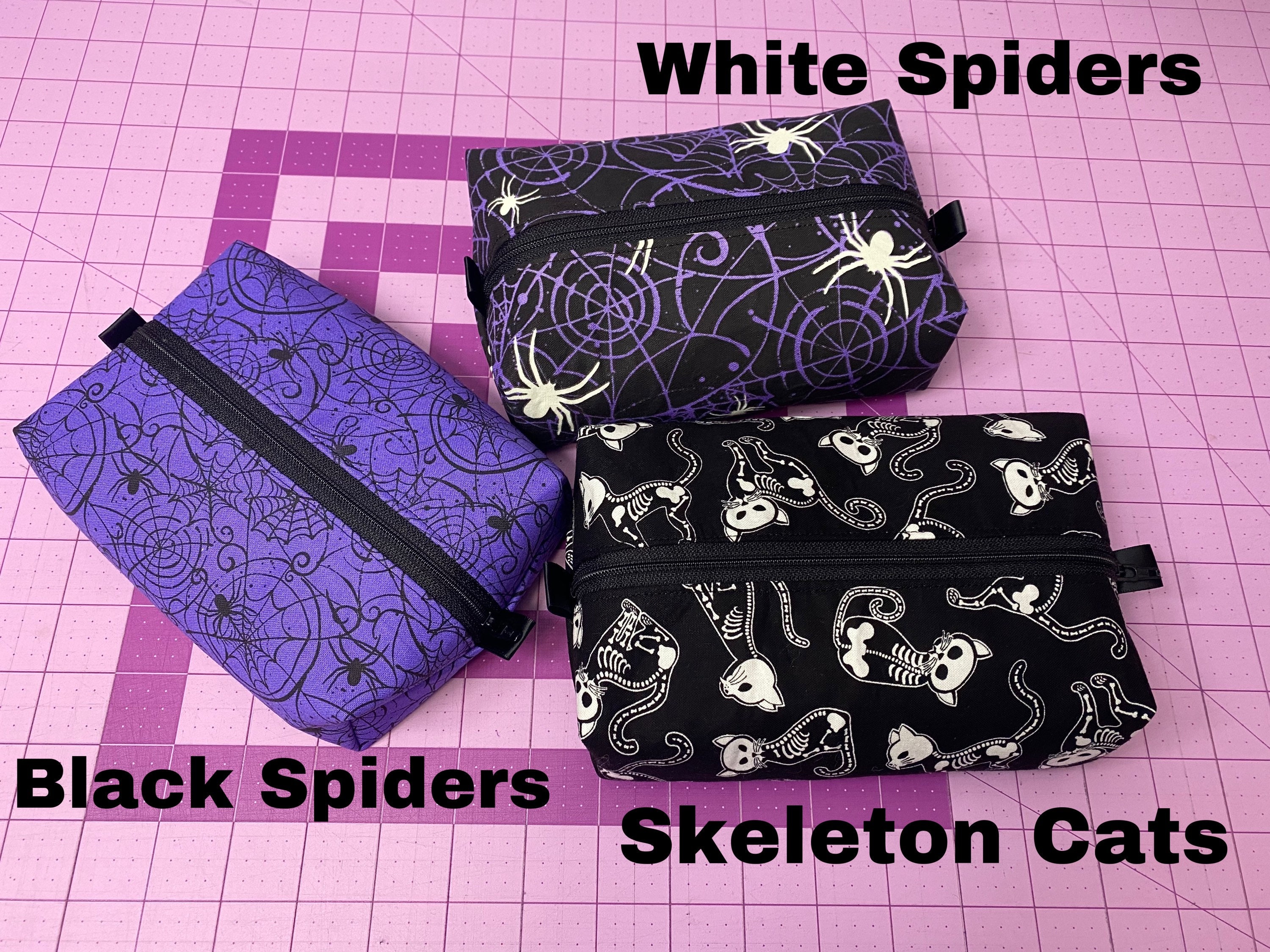 Goth Makeup Bag Pencil Case Sewing Bag Travel Case Zipper | Etsy