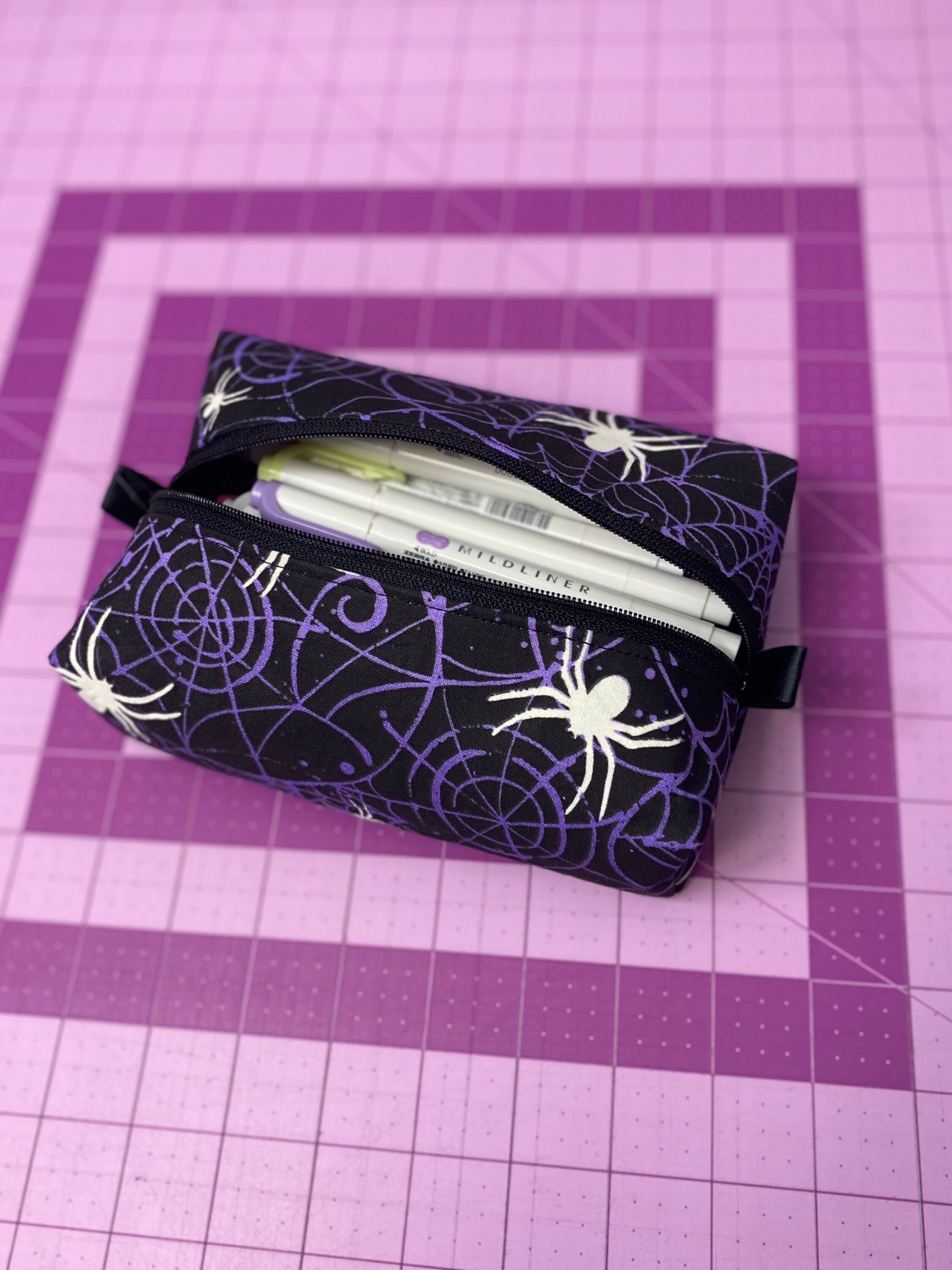 Goth Makeup Bag Pencil Case Sewing Bag Travel Case Zipper | Etsy