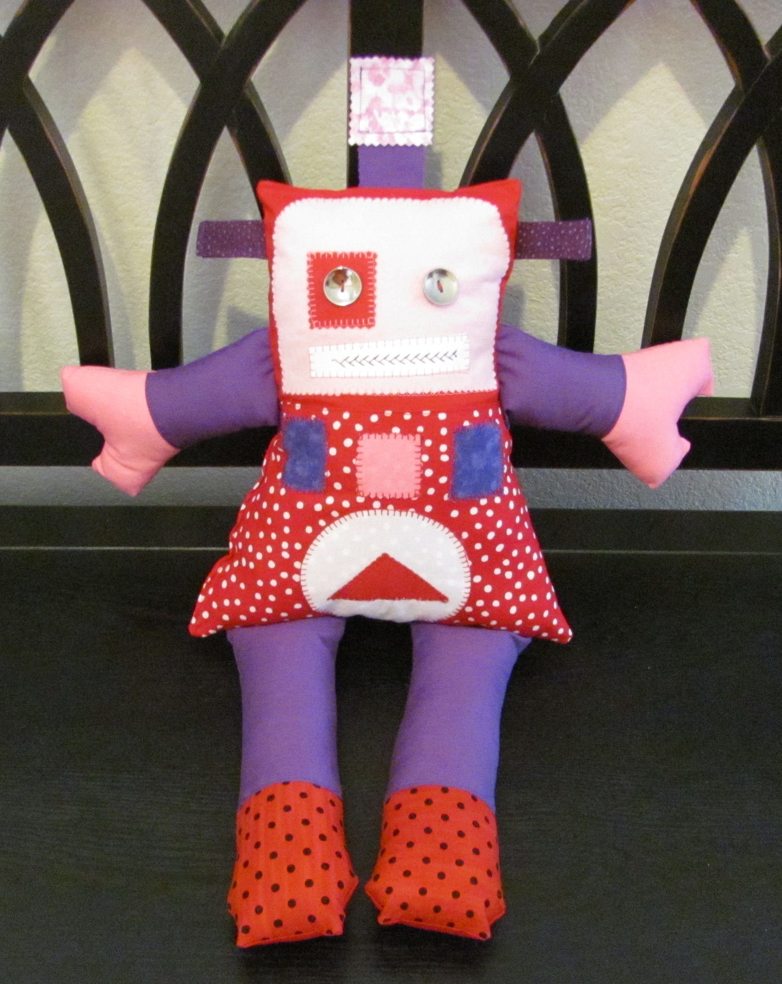 Robots Doll Soft Handmade Toy Large 20 x 25 Girl - Etsy Canada