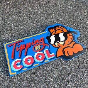 Tipping is Cool Sign-made to Order - Etsy