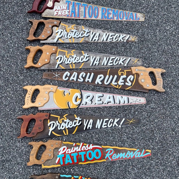 Painted Hand Saw - Etsy