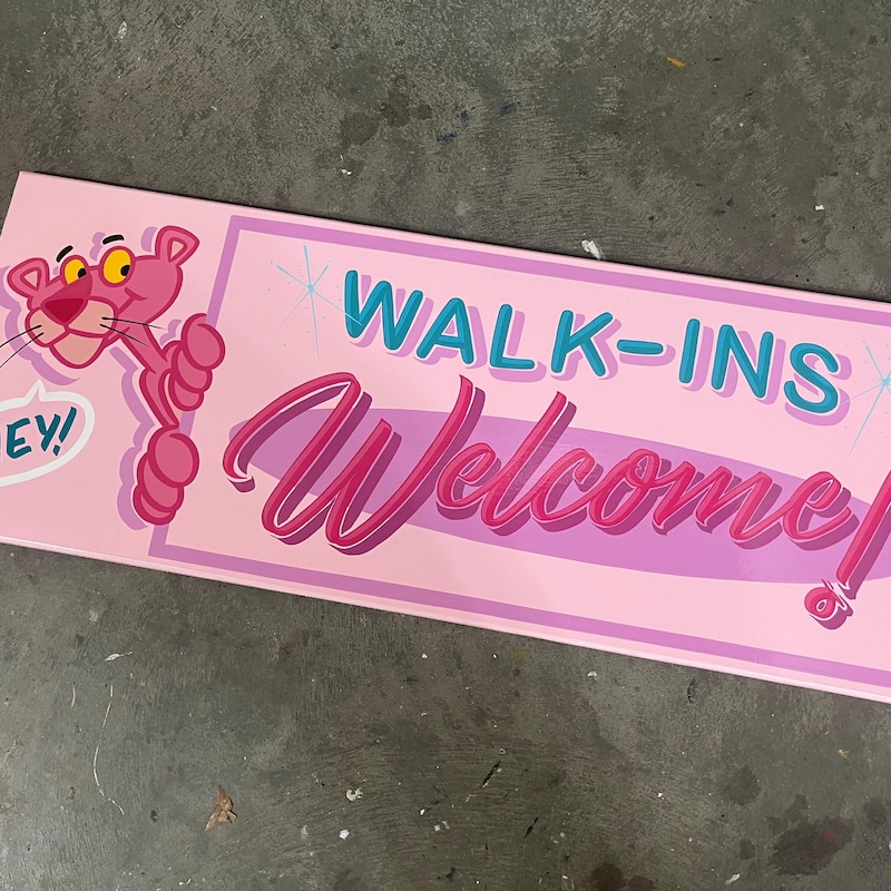 Walk in Welcome Sign - Etsy
