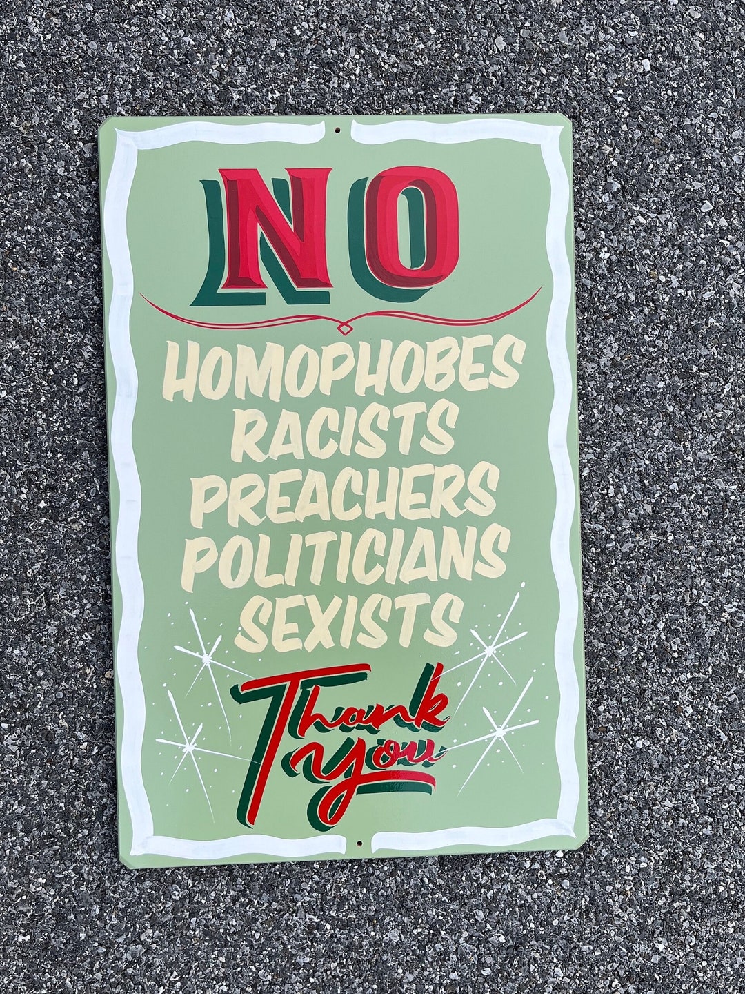 No Shop Rules Sign - Etsy