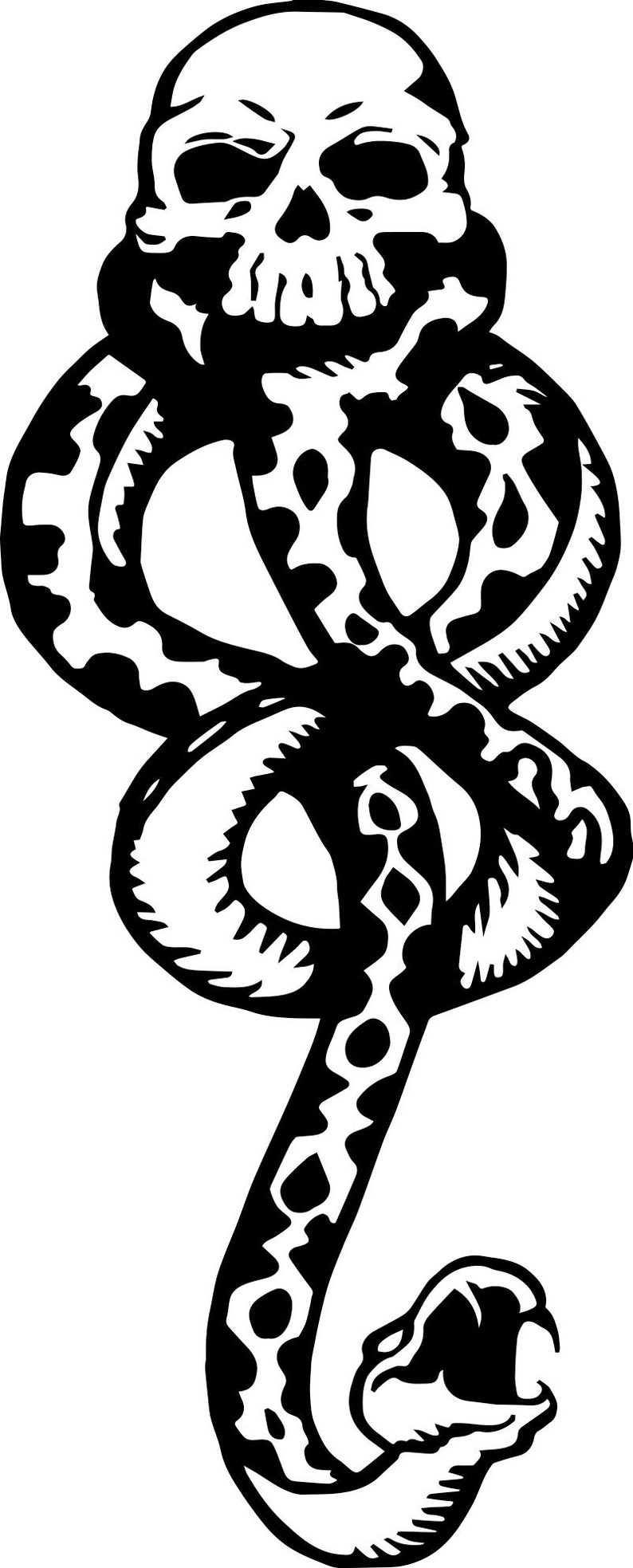 Dark Mark Vinyl Decal | Etsy