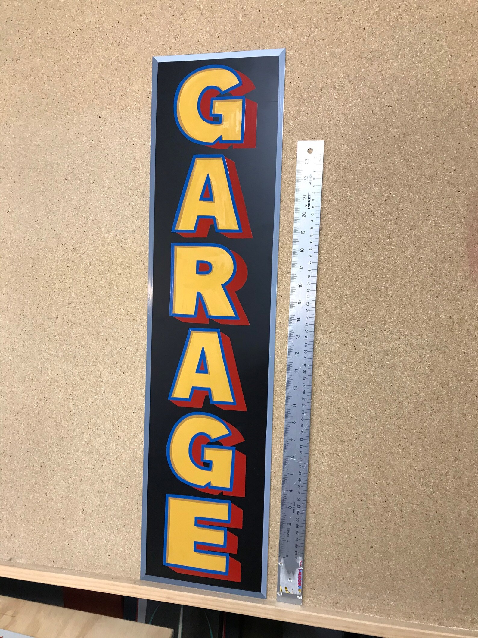 Large Vertical Garage Sign | Etsy