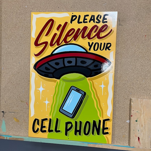 Please Silence Cell Phone Signs Etsy