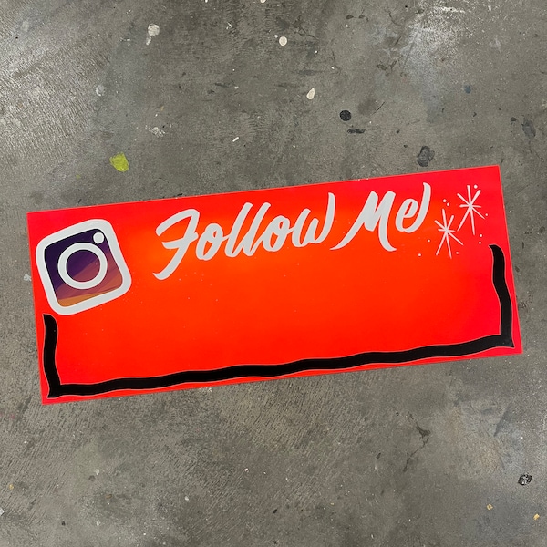 Instagram Sign - Etsy