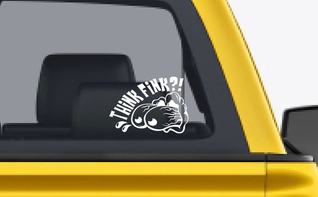 Think Fink Eyes Sticker - Etsy