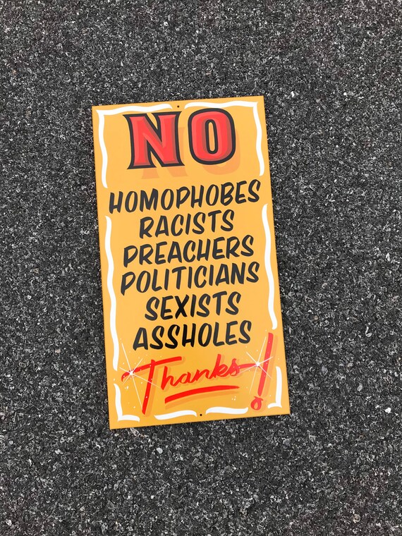 No Shop Rules Sign | Etsy