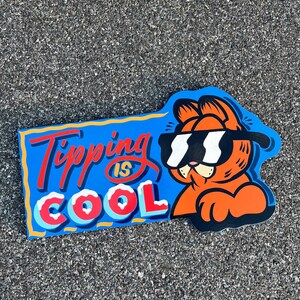 Tipping is Cool Sign-made to Order - Etsy