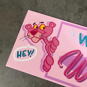 Pink Panther Walk-ins Welcome Sign - Etsy