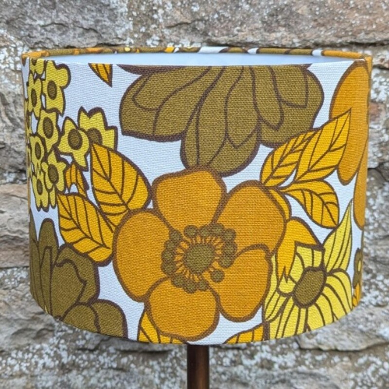 70s Lamp Shade - Etsy UK