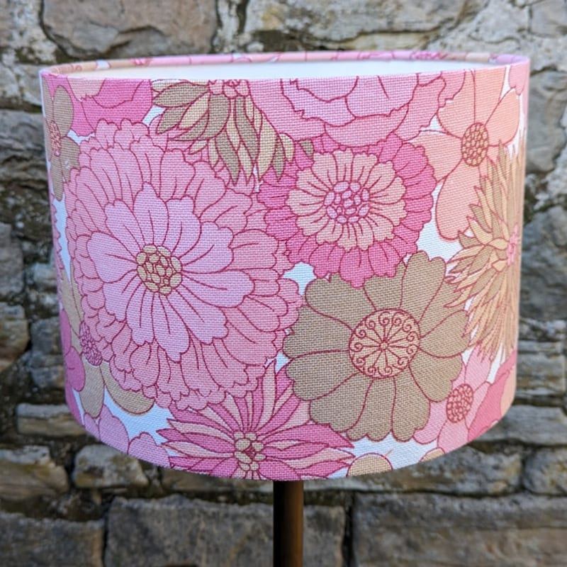Pink Frilly Lamp Shade - Etsy UK
