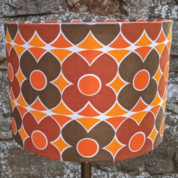 70s Lamp Shade - Etsy UK