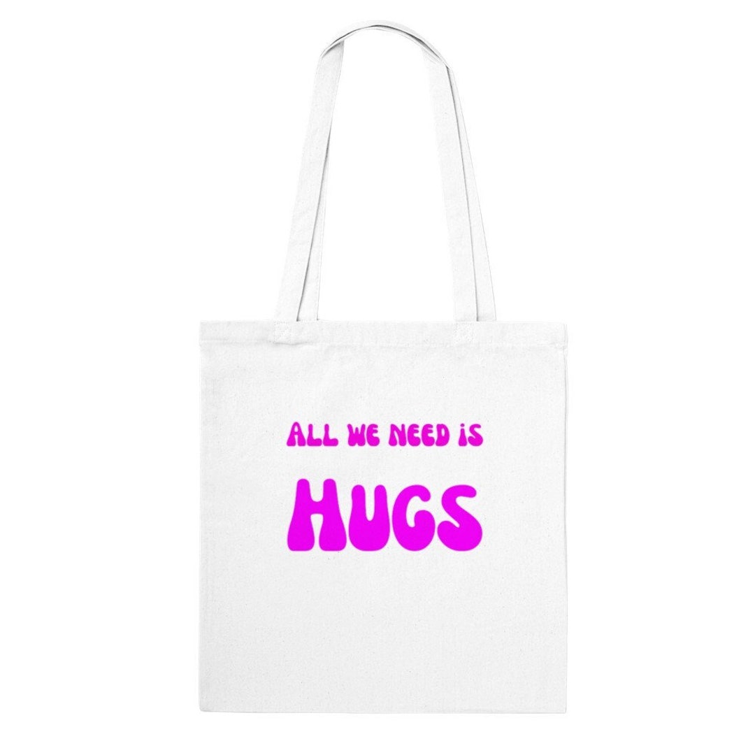 10 L 2.6 Gals Tote Bag Grocery Bag Shopping Bag All We Need is Hugs ...