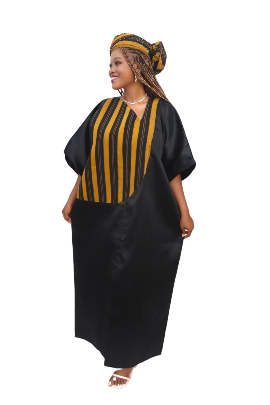 African Aunty Luxury Kaftan Boubou With Embelished Zara Cap Autogele - Etsy