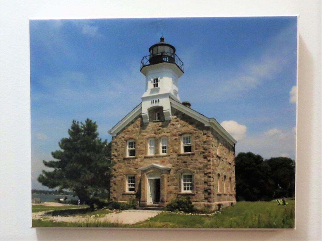 Sheffield Island Lighthouse on Canvas - Etsy