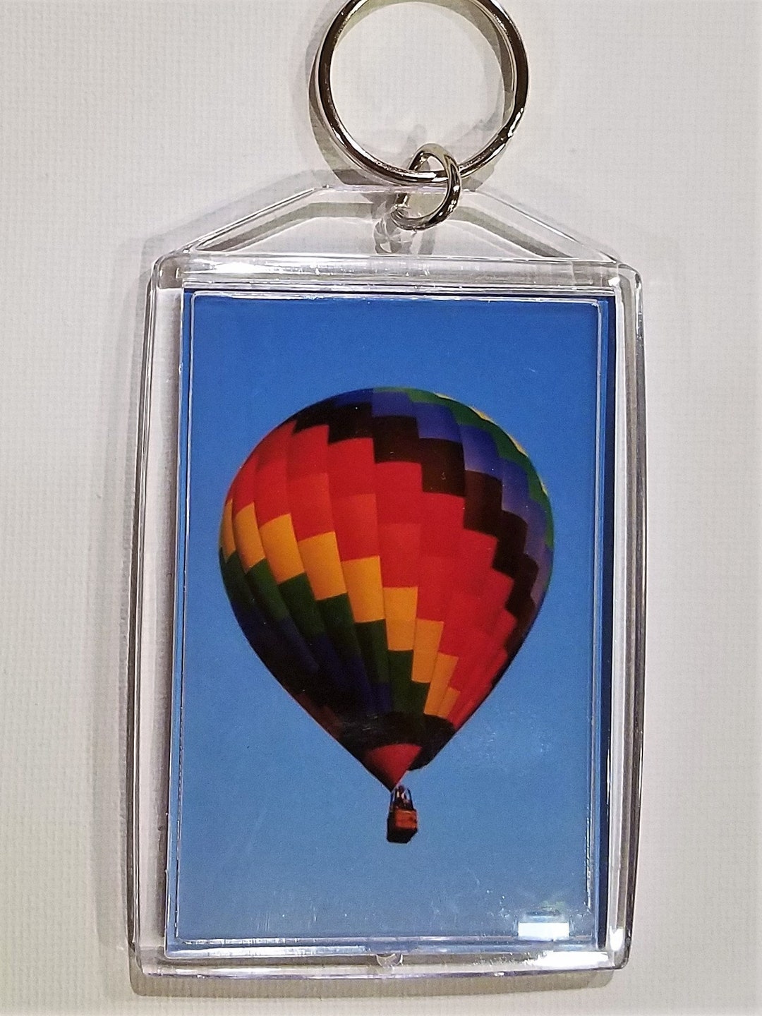 Hot Air Balloon 2 Key Ring - Etsy