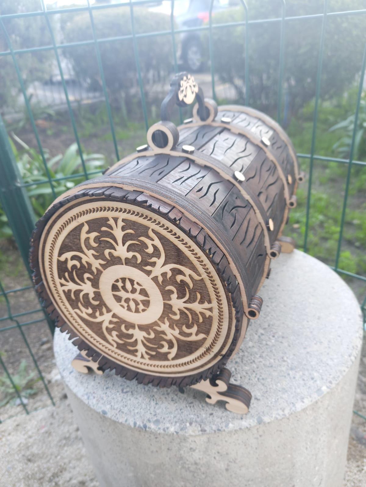 Wooden Mini Bar Barrel- File for Laser Cutting. Wooden Gift Pack for a ...