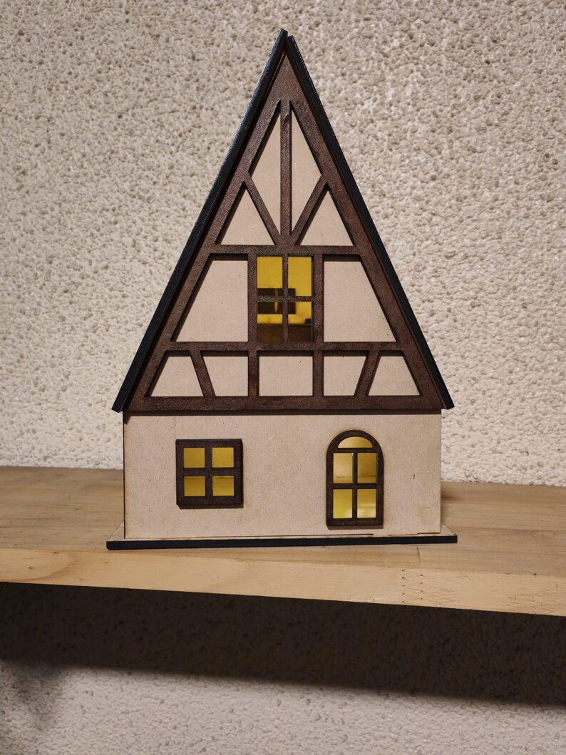 Laser Cut Wooden Light House: 3D Plywood Project (digital Download) - Etsy