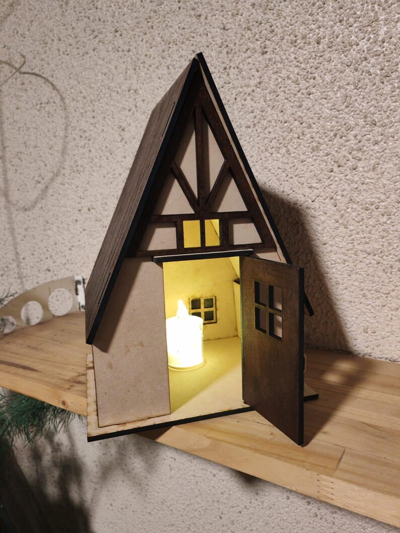 Laser Cut Wooden Light House: 3D Plywood Project (digital Download) - Etsy