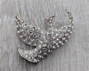 Dove brooch | Etsy