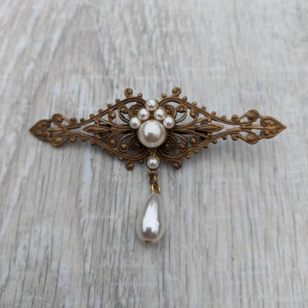 Bronze Tone Filigree - Etsy